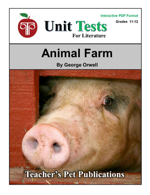 Animal Farm Unit Test Interactive PDF Google Classroom