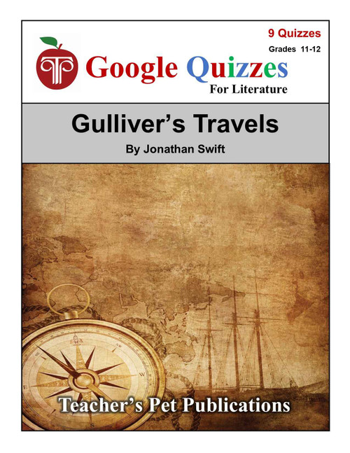 Gulliver's Travels Google Forms Quizzes | Google Classroom | Distance ...