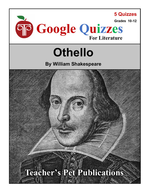 Othello Google Forms Quizzes | Google Classroom | Distance Learning