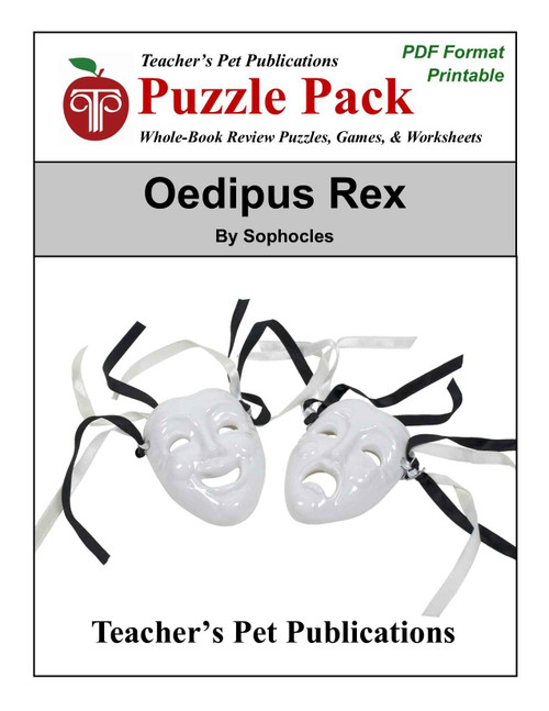 Oedipus Rex Puzzle Pack - Activities, Worksheets, Games