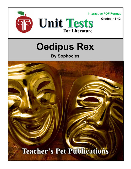 Oedipus Rex (Oedipus the King) Unit Test Interactive PDF Google Classroom