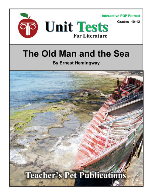 The Old Man and the Sea Unit Test Interactive PDF Google Classroom
