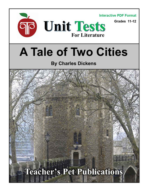 A Tale of Two Cities Unit Test Interactive PDF Google Classroom
