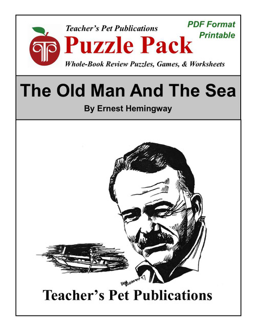 The Old Man and the Sea Puzzle Pack - Activities, Worksheets, Games