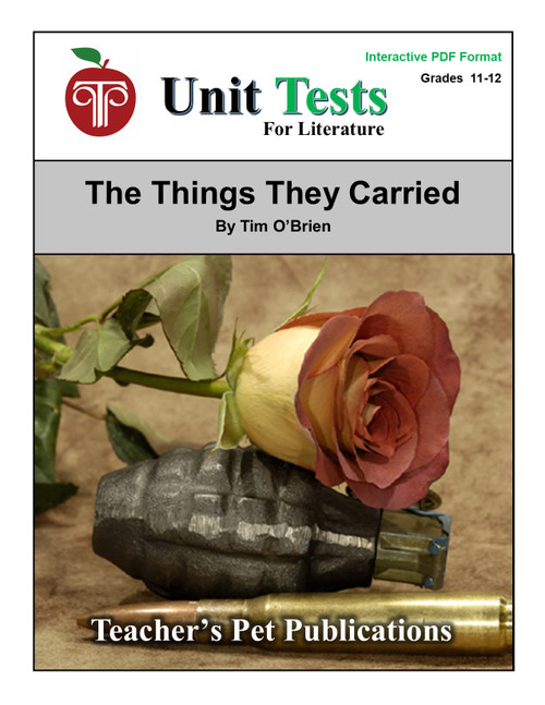 The Things They Carried Unit Test Interactive PDF Google Classroom