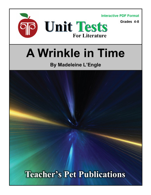 A Wrinkle in Time Unit Test Interactive PDF Google Classroom