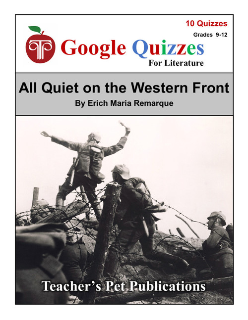 All Quiet on the Western Front Google Forms Quizzes | Google Classroom ...