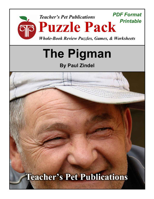 The Pigman Puzzle Pack - Activities, Worksheets, Games