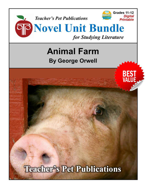 Animal Farm LitPlan Novel Study Unit Bundle