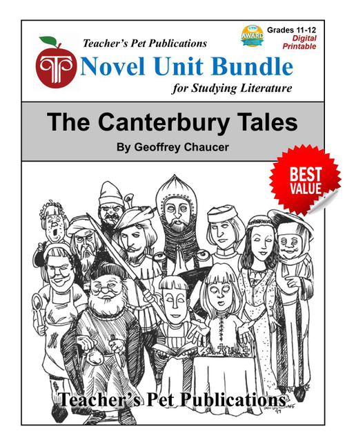 The Canterbury Tales LitPlan Novel Study Unit Bundle