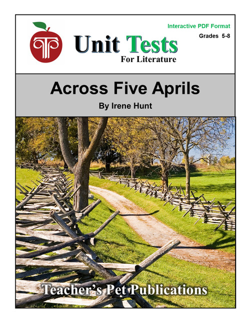 Across Five Aprils Unit Test Interactive PDF Google Classroom