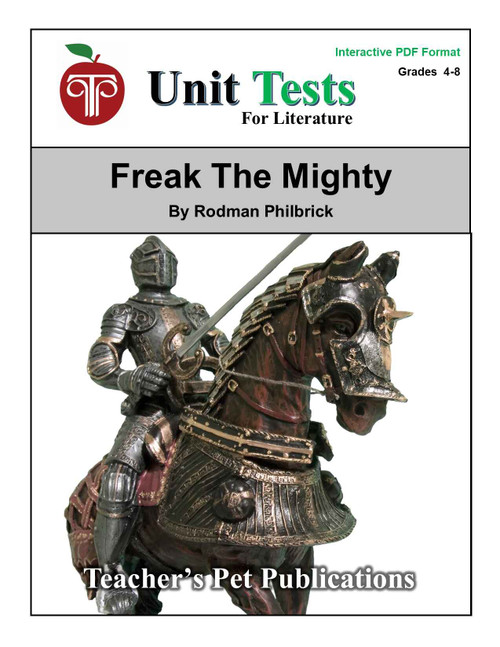 Freak the Mighty Unit Test Interactive PDF Google Classroom