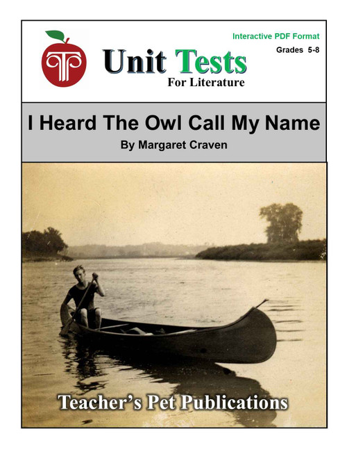 I Heard The Owl Call My Name Unit Test Interactive PDF Google Classroom