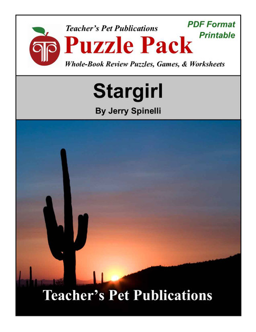 Stargirl Puzzle Pack - Activities, Worksheets, Games