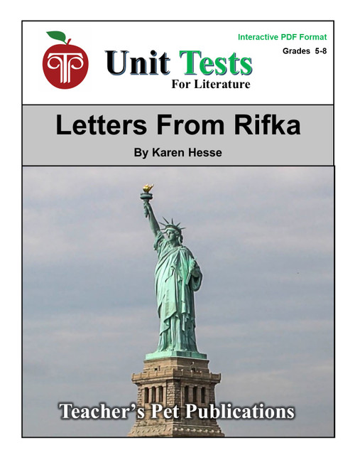 Letters From Rifka Unit Test Interactive PDF Google Classroom