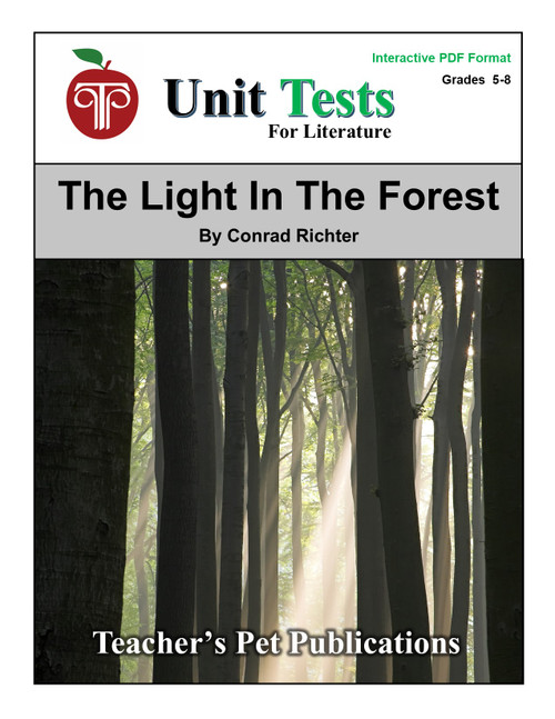 The Light In The Forest Unit Test Interactive PDF Google Classroom