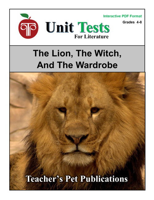 The Lion The Witch And The Wardrobe Unit Test Interactive PDF Google ...