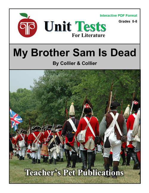 My Brother Sam Is Dead Unit Test Interactive PDF Google Classroom