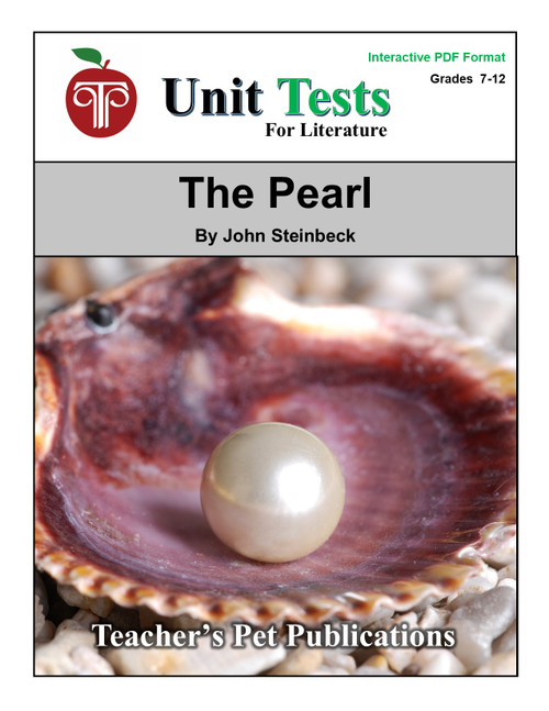 The Pearl Unit Test Interactive PDF Google Classroom