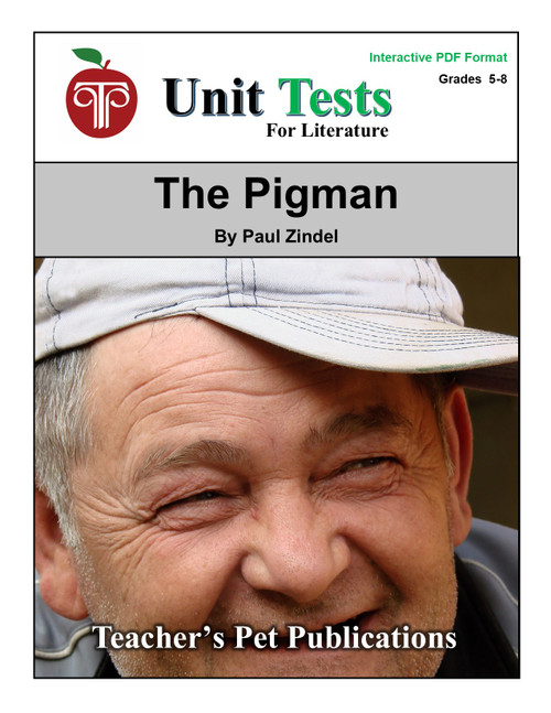 The Pigman Unit Test Interactive PDF Google Classroom
