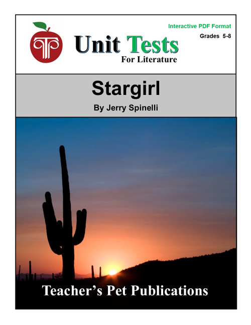 Stargirl Unit Test Interactive PDF Google Classroom