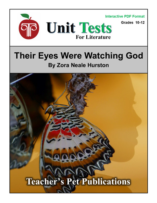 Their Eyes Were Watching God Unit Test Interactive PDF Google Classroom