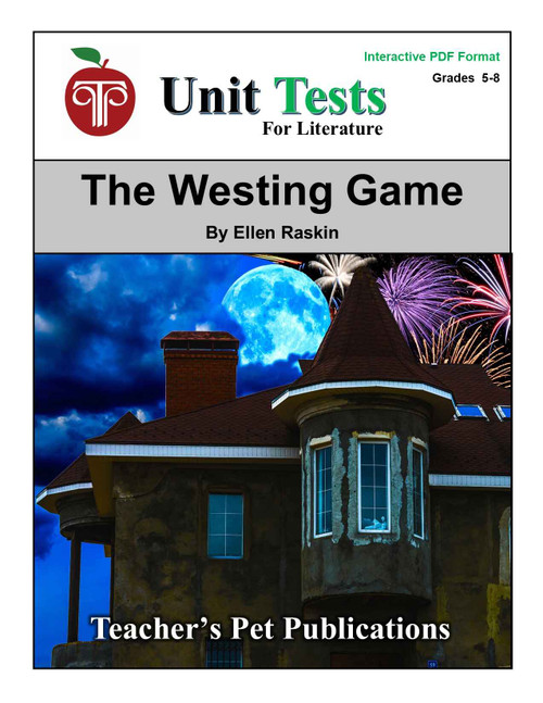 The Westing Game Unit Test Interactive PDF Google Classroom