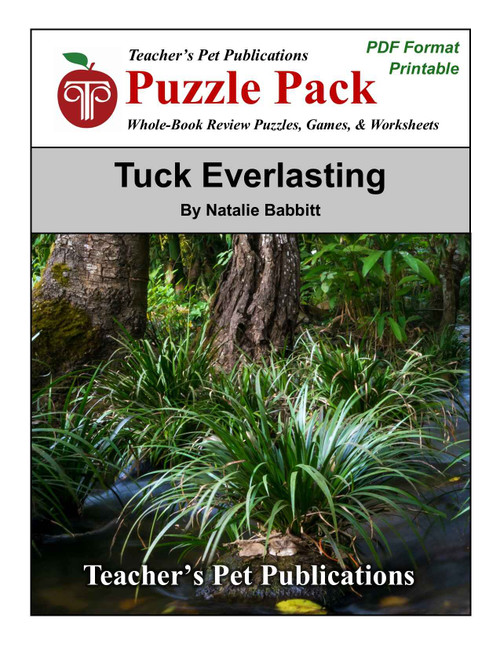 Tuck Everlasting Puzzle Pack - Activities, Worksheets, Games