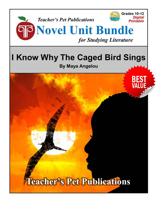 I Know Why the Caged Bird Sings LitPlan Novel Study Unit Bundle