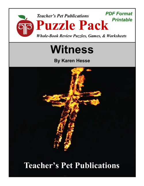 Witness Puzzle Pack - Activities, Worksheets, Games