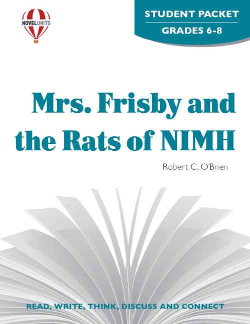 Mrs. Frisby And The Rats Of NIMH Novel Unit Student Packet