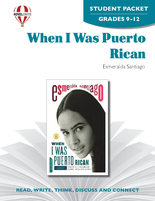 When I Was Puerto Rican Novel Unit Student Packet