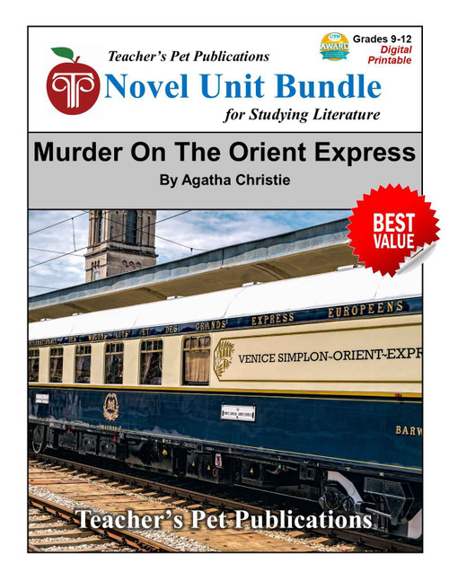 Murder on the Orient Express LitPlan Novel Study Unit Bundle