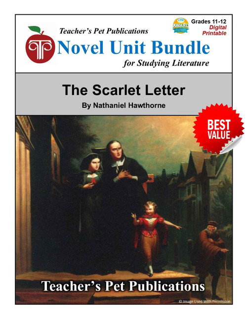 The Scarlet Letter LitPlan Novel Study Unit Bundle