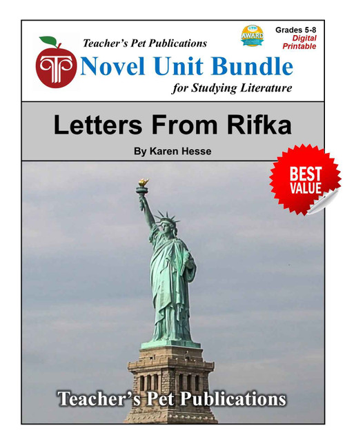 Letters From Rifka LitPlan Novel Study Unit Bundle