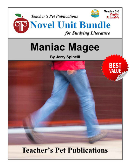 Maniac Magee LitPlan Novel Study Unit Bundle
