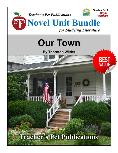 Our Town LitPlan Novel Study Unit Bundle
