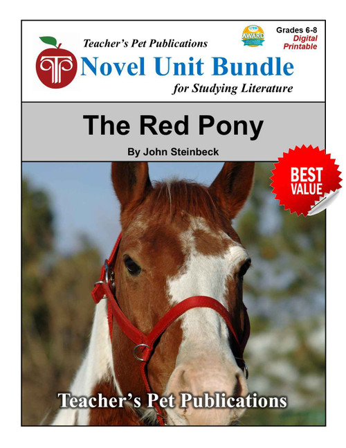 The Red Pony LitPlan Novel Study Unit Bundle