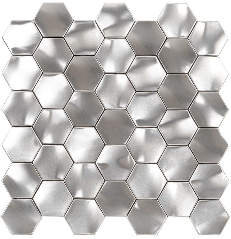 UDS Stainless Steel 2 by Basketweave Msoaic 411-041