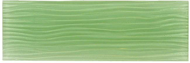 Crystile Wave Glass Subway Tiles 4 x 12 Pacific Ocean C10-W