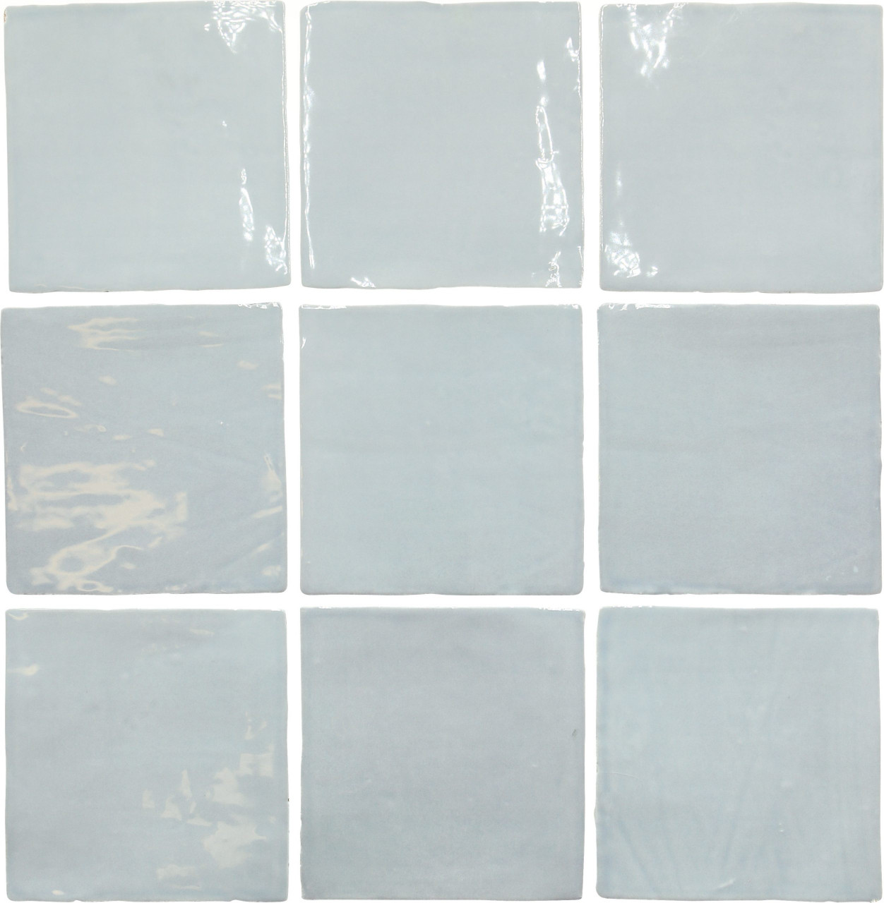 Fado Field Sky Glossy Tile – 5 x 5 Ceramic Tile for Backsplashes