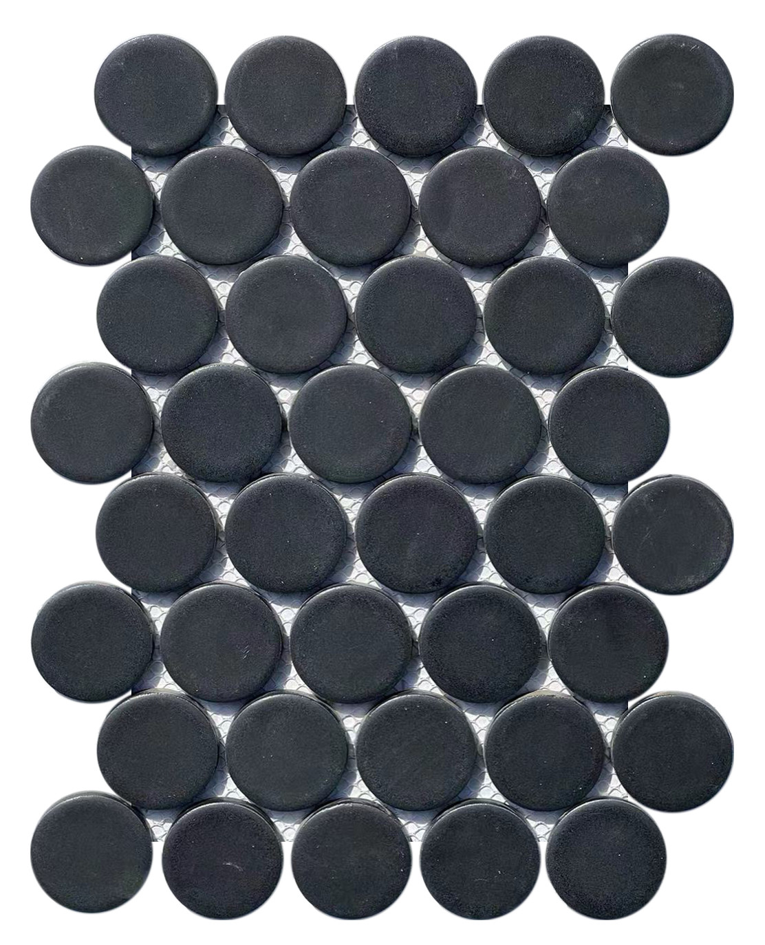 Soci Tile 2" Penny Round Navy Glossy SSE-868 mosaic