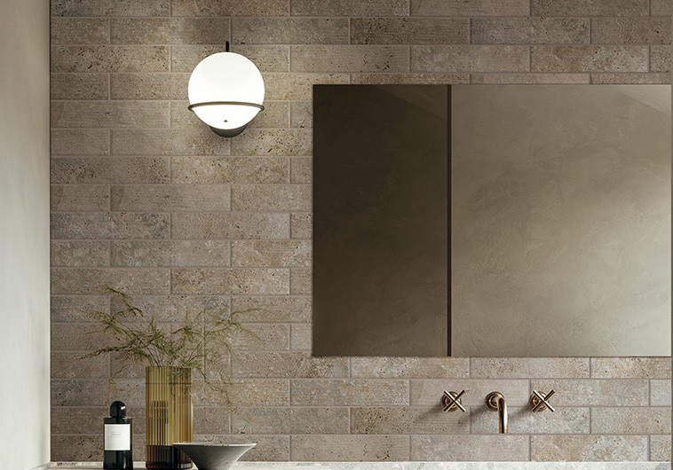 Calco Collection Strata CLC-6441 | 3x12 Beige Porcelain Wall Tile