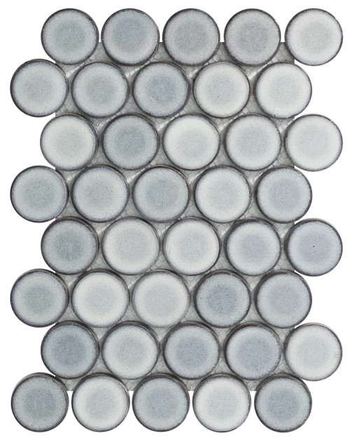 Soci Tile 2" Penny Round Slate Matte SSE-869 Mosaic