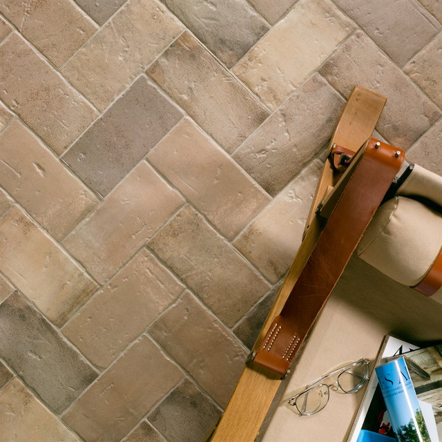 Malta Star White Polished and Cross Denim Blue Matte Tiles