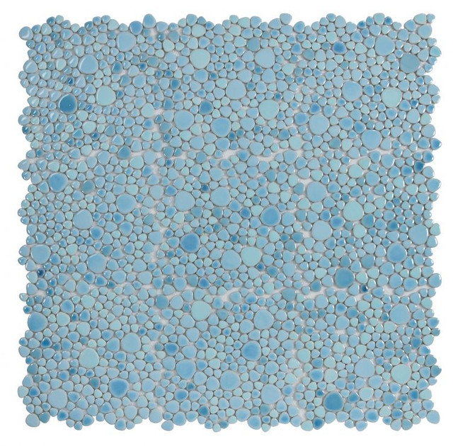 Jewel Iris NB877 Pebble Mosaic – Porcelain for Pools & Showers