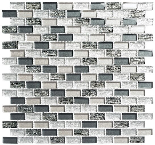 Metro Series Glass Mosaic Tile Antoinette Blue MTR-3341