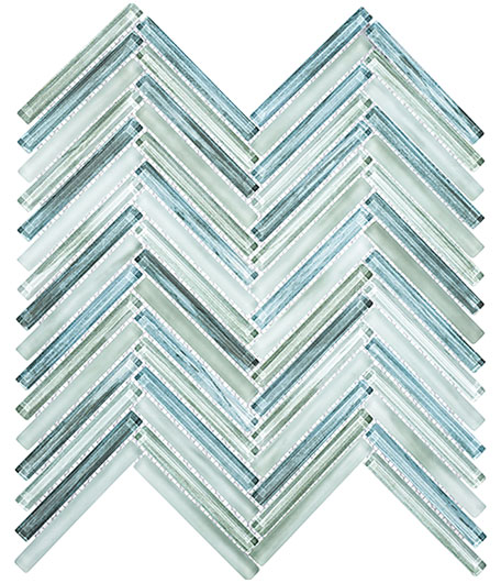 Himalayan Arches Herringbone Mosaic Hrs 6031 Kamet Lonzo