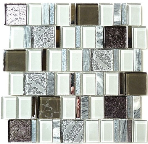 Bella Glass Tiles Academia Series As 77 Evolution Grey