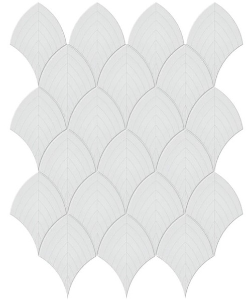 Anatolia Soho Tile Scallop 4501-0514-0 GLOSSY Gallery Grey